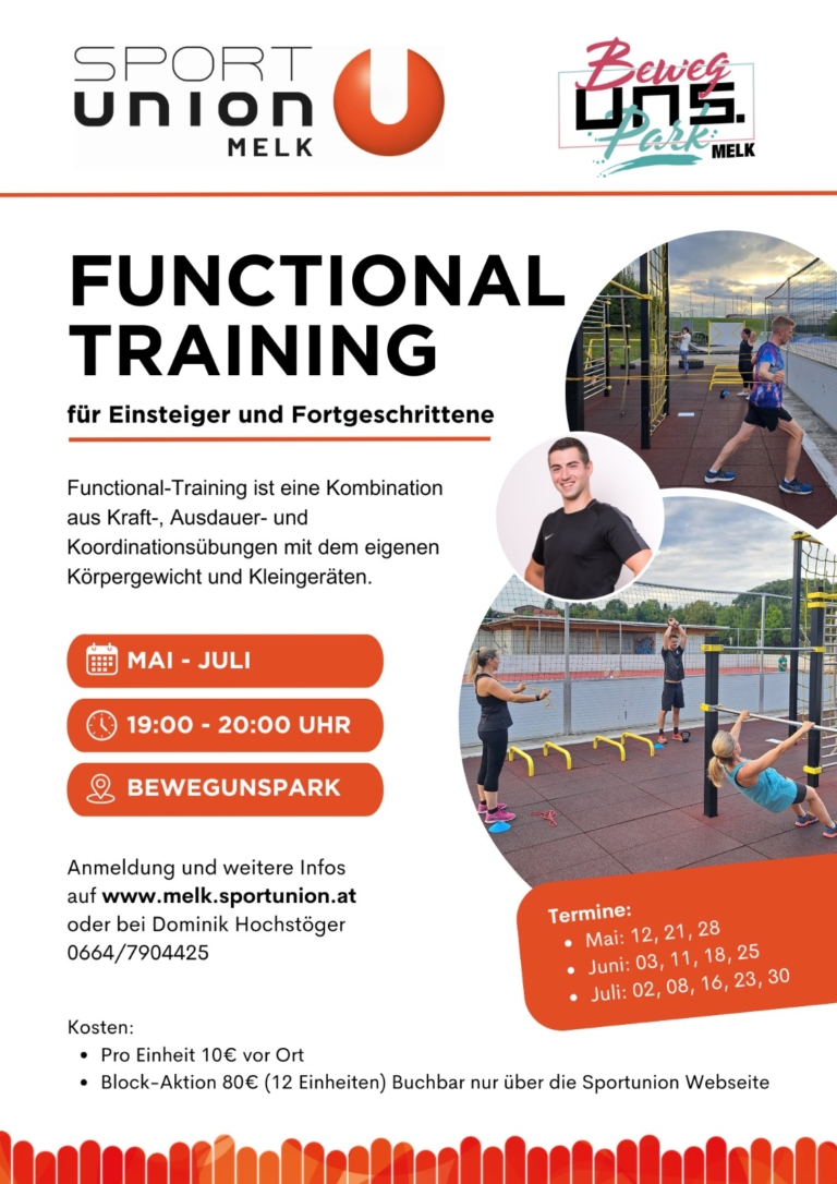 Functional-Training startet wieder - SPORTUNION Melk